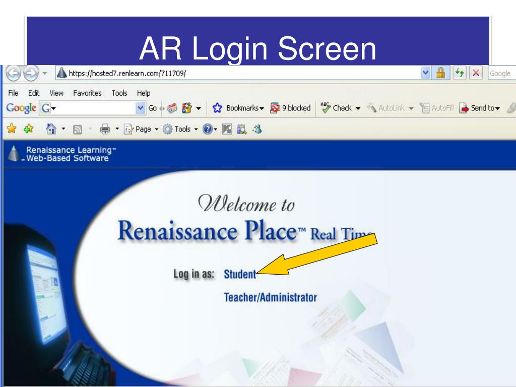 PPT - AR Login Screen PowerPoint Presentation, free download - ID:3776053