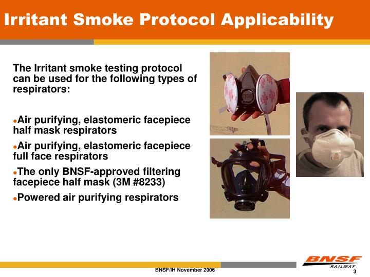 PPT - Respiratory Protection Program Irritant Smoke Fit Testing ...