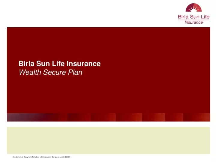 PPT - Birla Sun Life Insurance Wealth Secure Plan PowerPoint ...