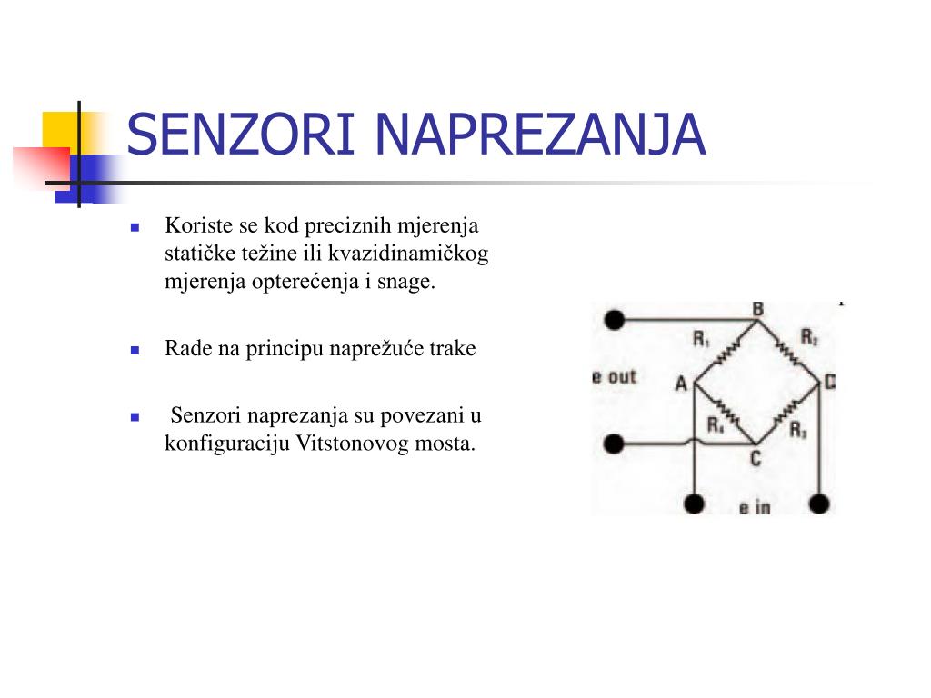 PPT - SENZORI SILE, OPTEREĆENJA I TEŽINE PowerPoint Presentation, free ...