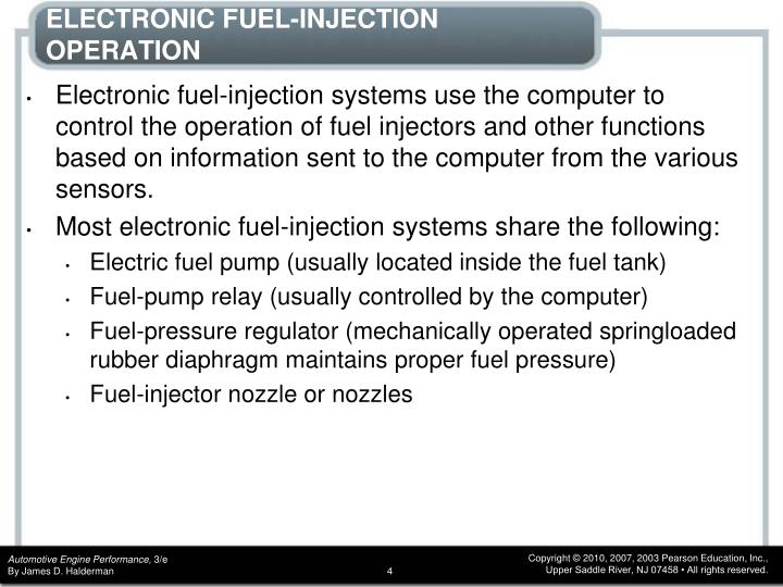 PPT - CHAPTER 27 Fuel-Injection Components and Operation PowerPoint ...