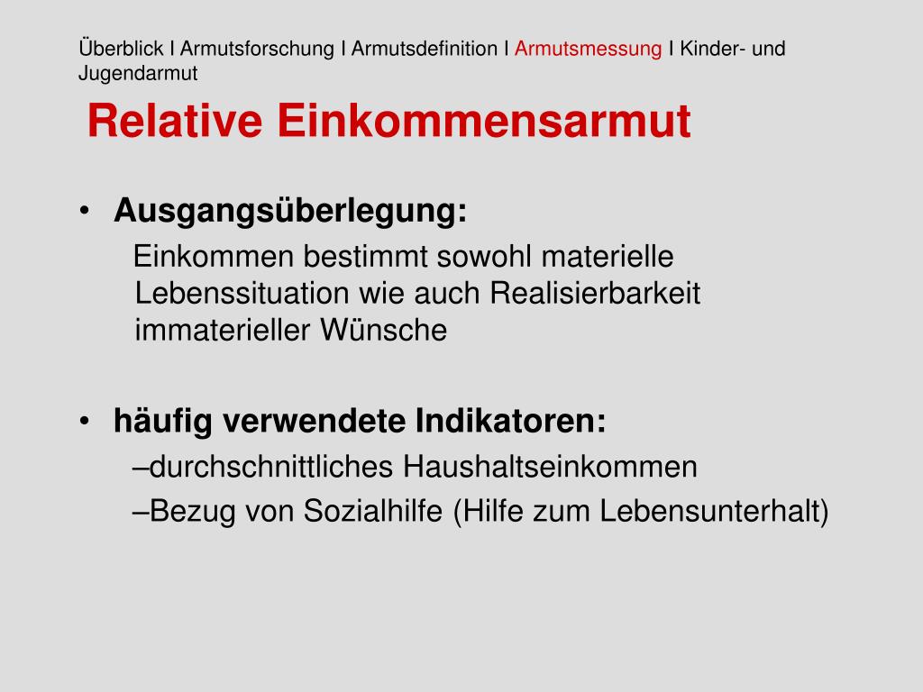 PPT - Armut von Kindern und Jugendlichen in Deutschland PowerPoint ...