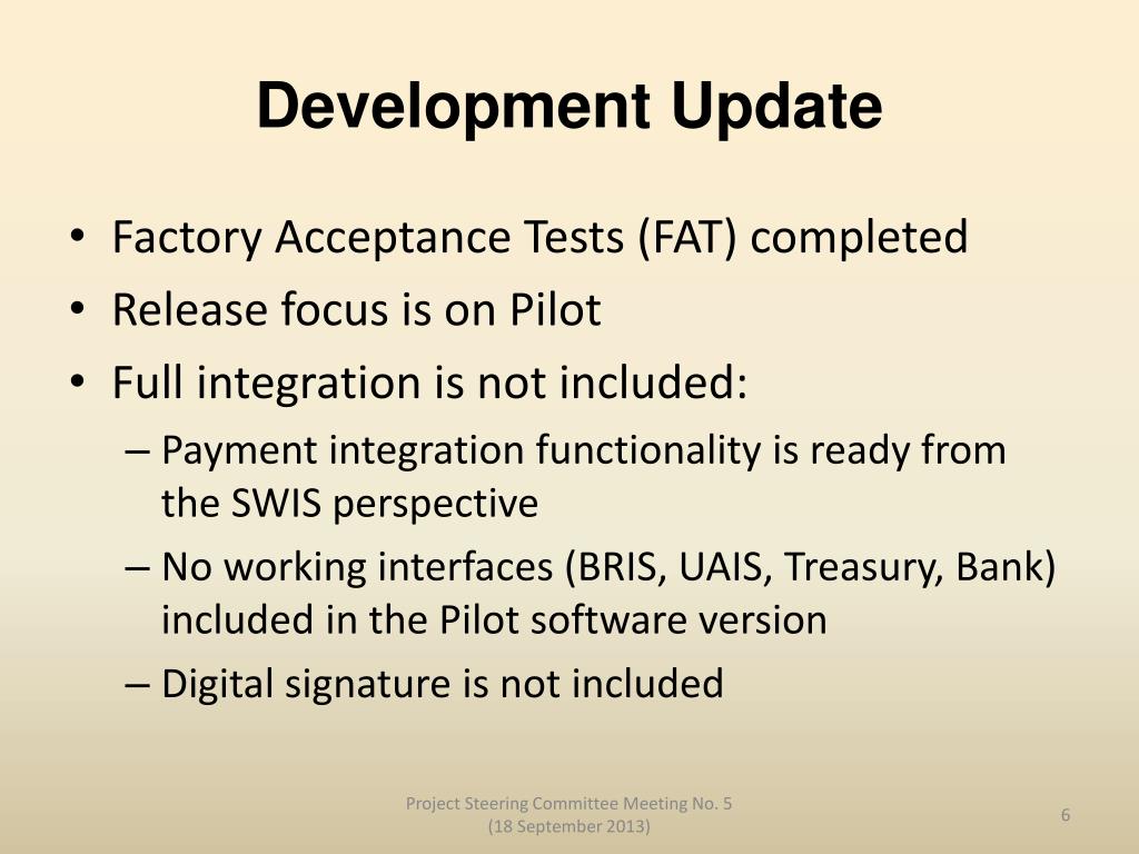 PPT - Project Steering Committee Meeting No. 5 18 th September 2013 ...