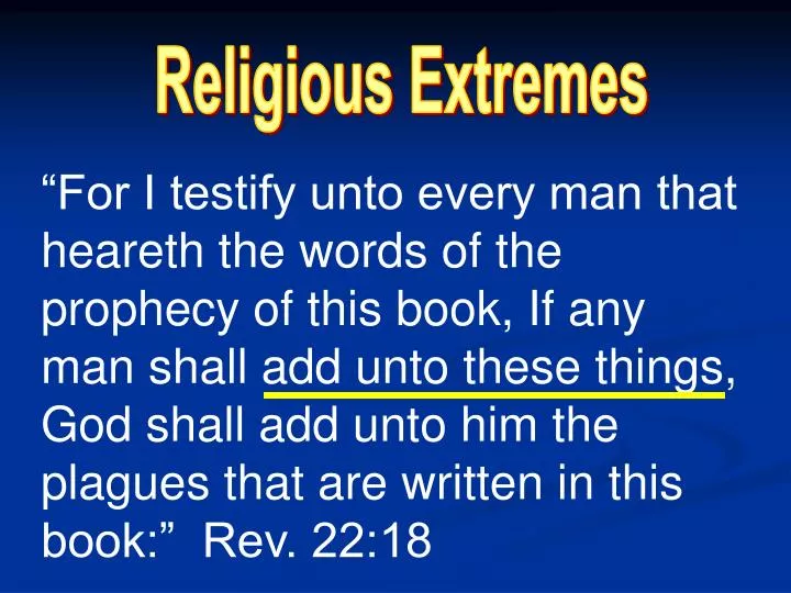 PPT - Religious Extremes PowerPoint Presentation, free download - ID ...