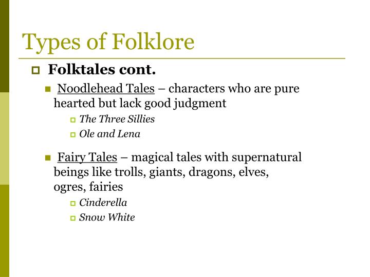 PPT - Folklore PowerPoint Presentation - ID:3780541
