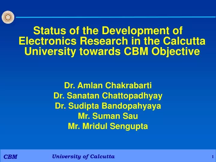 PPT - CBM PowerPoint Presentation, free download - ID:3780625