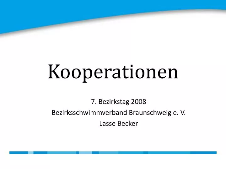 PPT - Kooperationen PowerPoint Presentation, free download - ID:3781402