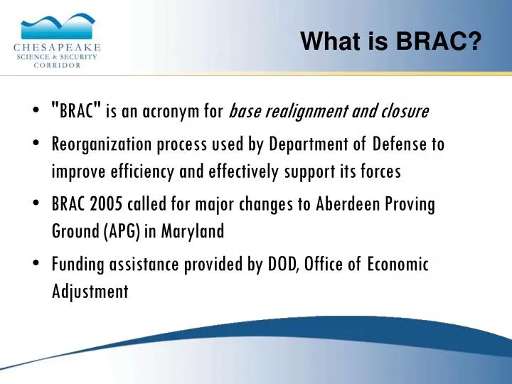 PPT - What is BRAC? PowerPoint Presentation, free download - ID:3781443