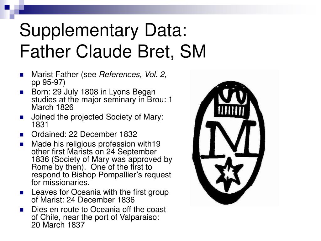PPT - Father Champagnat’s Letter to Brother Sylvestre PowerPoint ...