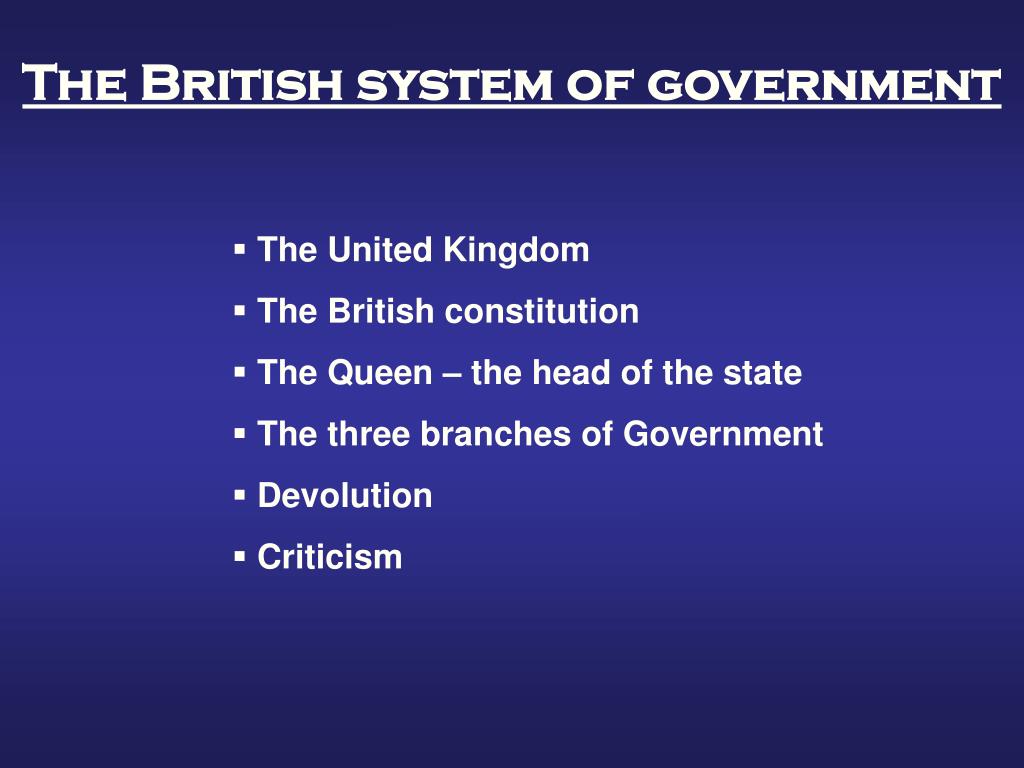 PPT - The United Kingdom The British constitution The Queen – the head ...
