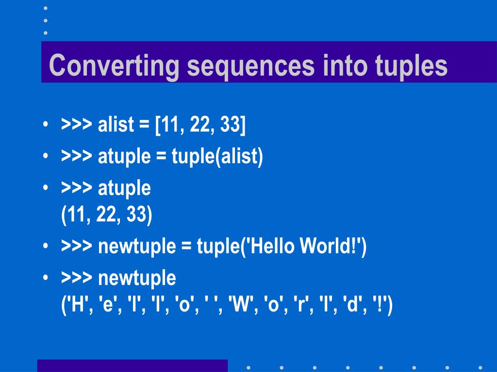 Ppt Cosc 1306—computer Science And Programming Python Tuples Sets And Dictionaries Powerpoint