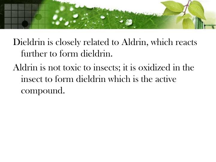 PPT - DIELDRIN Pesticide PowerPoint Presentation - ID:3782551