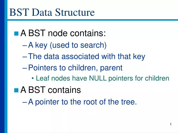 PPT - BST Data Structure PowerPoint Presentation, free download - ID ...