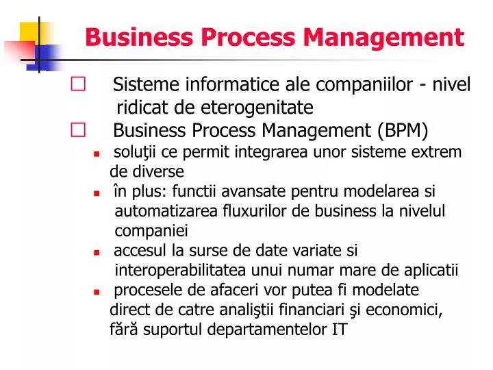 PPT - Business Process Management PowerPoint Presentation, free ...