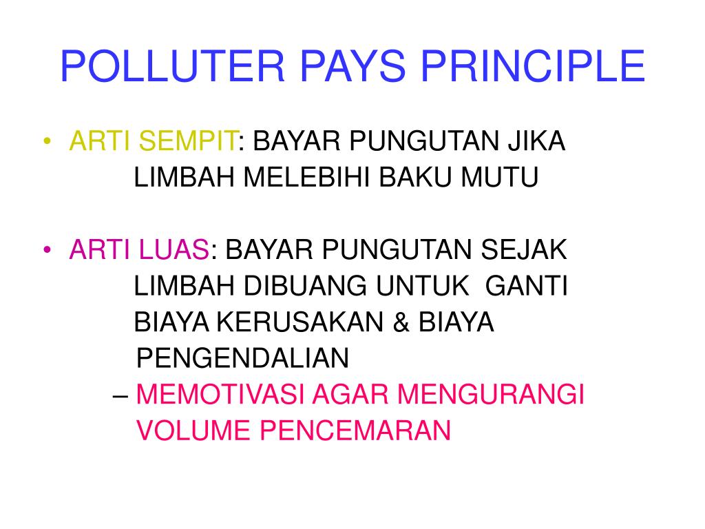 PPT - ANALISIS EKONOMI PENGENDALAN PENCEMARAN PowerPoint Presentation ...