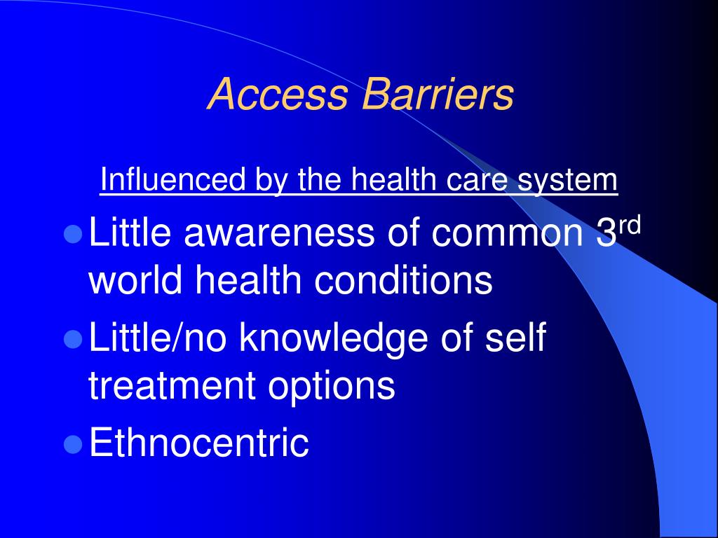 PPT - Migrant Farmworker Families Health Care Needs & Access Barriers ...