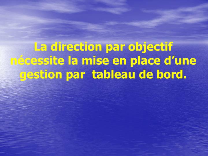 PPT - MANAGEMENT PAR OBJECTIFS PowerPoint Presentation - ID:3785347