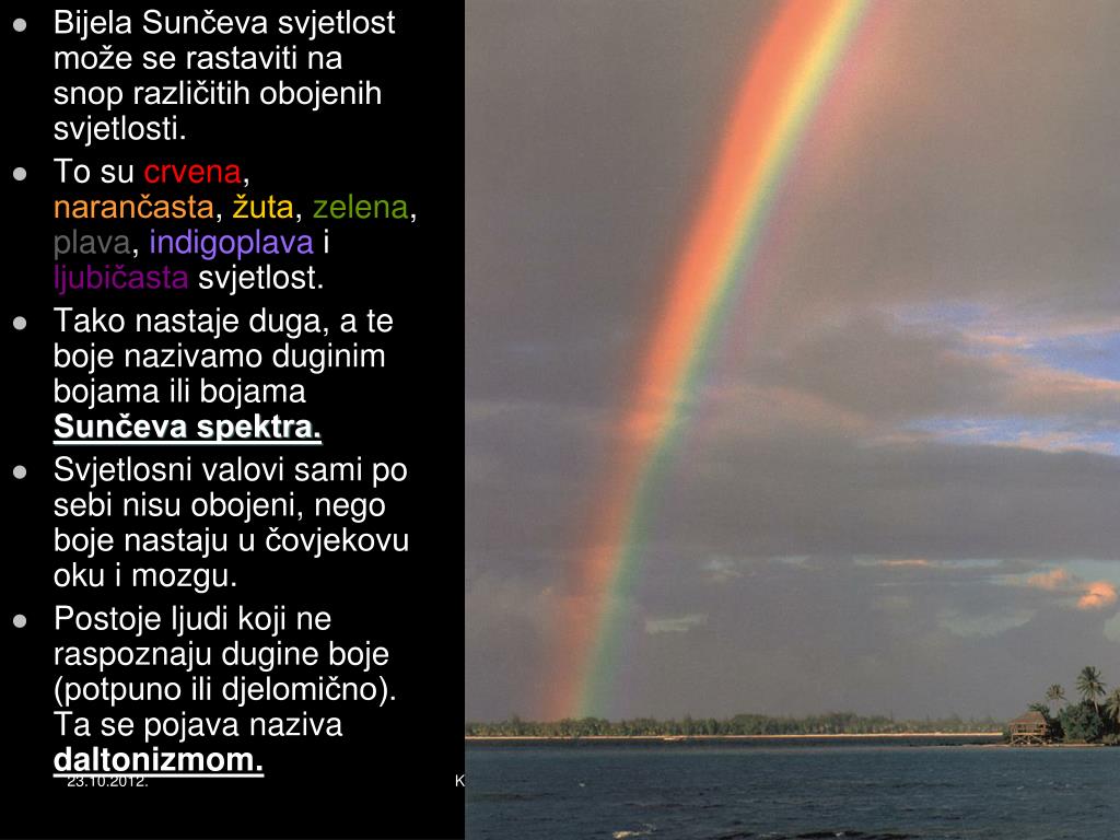 PPT - BOJA Čiste boje kontrast toplo-hladno PowerPoint Presentation ...