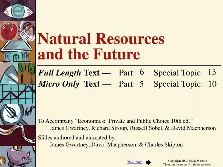 PPT - Natural Resources and the Future PowerPoint Presentation, free ...