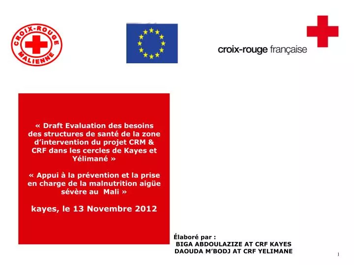 PPT - CROIX-ROUGE MALIENNE PowerPoint Presentation, free download - ID ...
