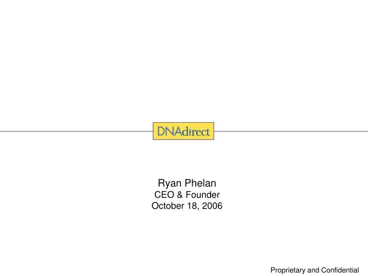 PPT - Proprietary and Confidential PowerPoint Presentation, free ...