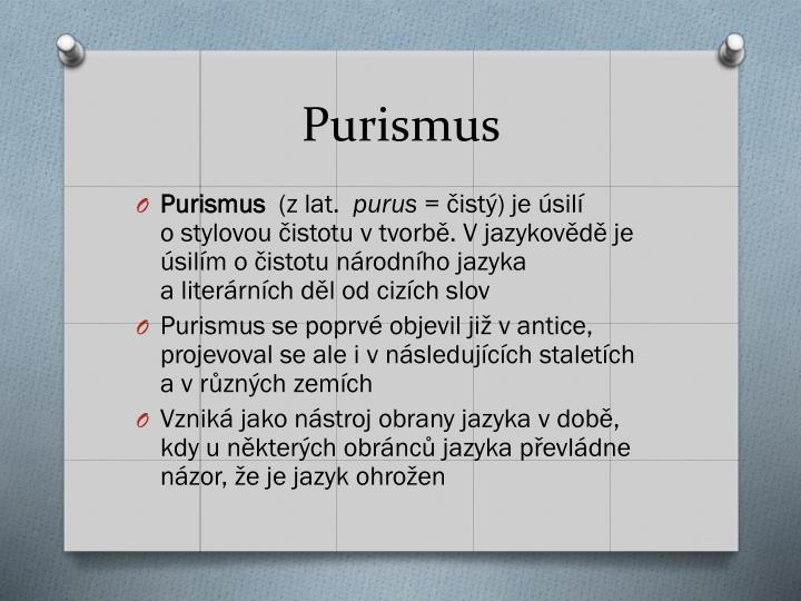 PPT - Purismus v českém národním obrození PowerPoint Presentation - ID:3787919