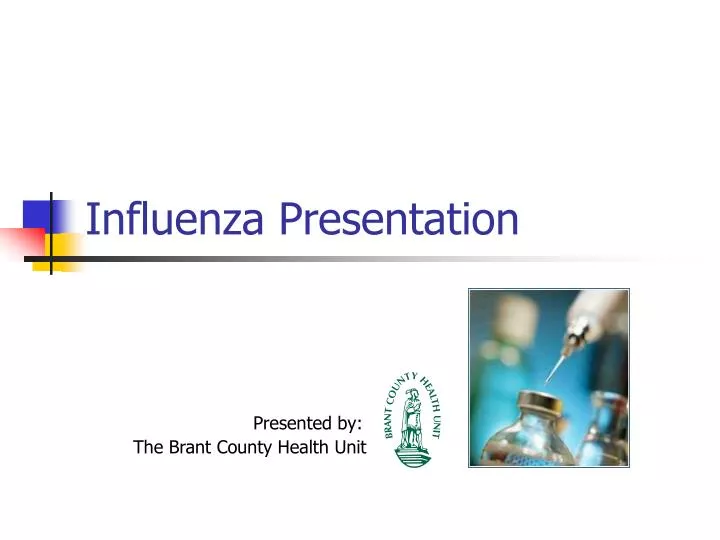PPT - Influenza Presentation PowerPoint Presentation, free download ...