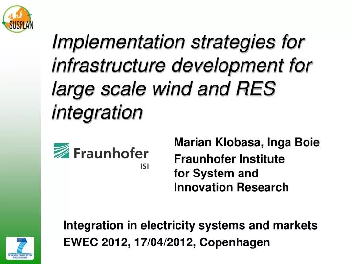PPT - Implementation strategies for infrastructure development for ...