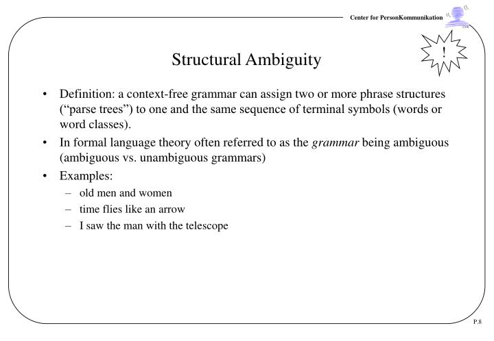 PPT - Lexical Ambiguity PowerPoint Presentation - ID:3789226