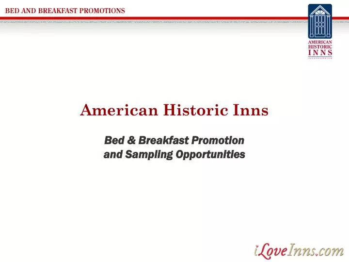 PPT - American Historic Inns PowerPoint Presentation, free download ...