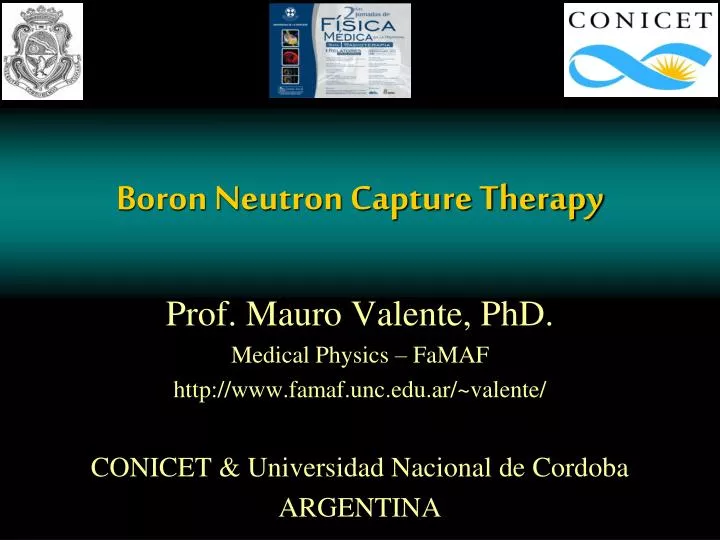 PPT - Boron Neutron Capture Therapy PowerPoint Presentation, free ...