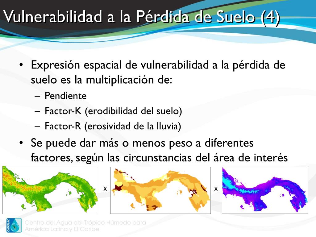 PPT - Análisis de Erosión de Suelos y Estimación de Áreas Inundables ...