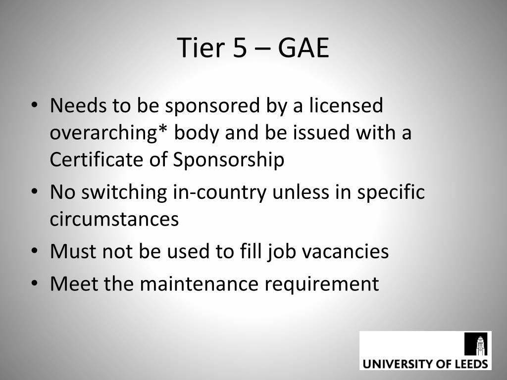 PPT - Student Immigration –Tier 5 PowerPoint Presentation, free ...