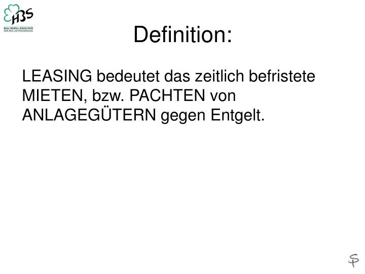 PPT - Leasing PowerPoint Presentation - ID:3792321