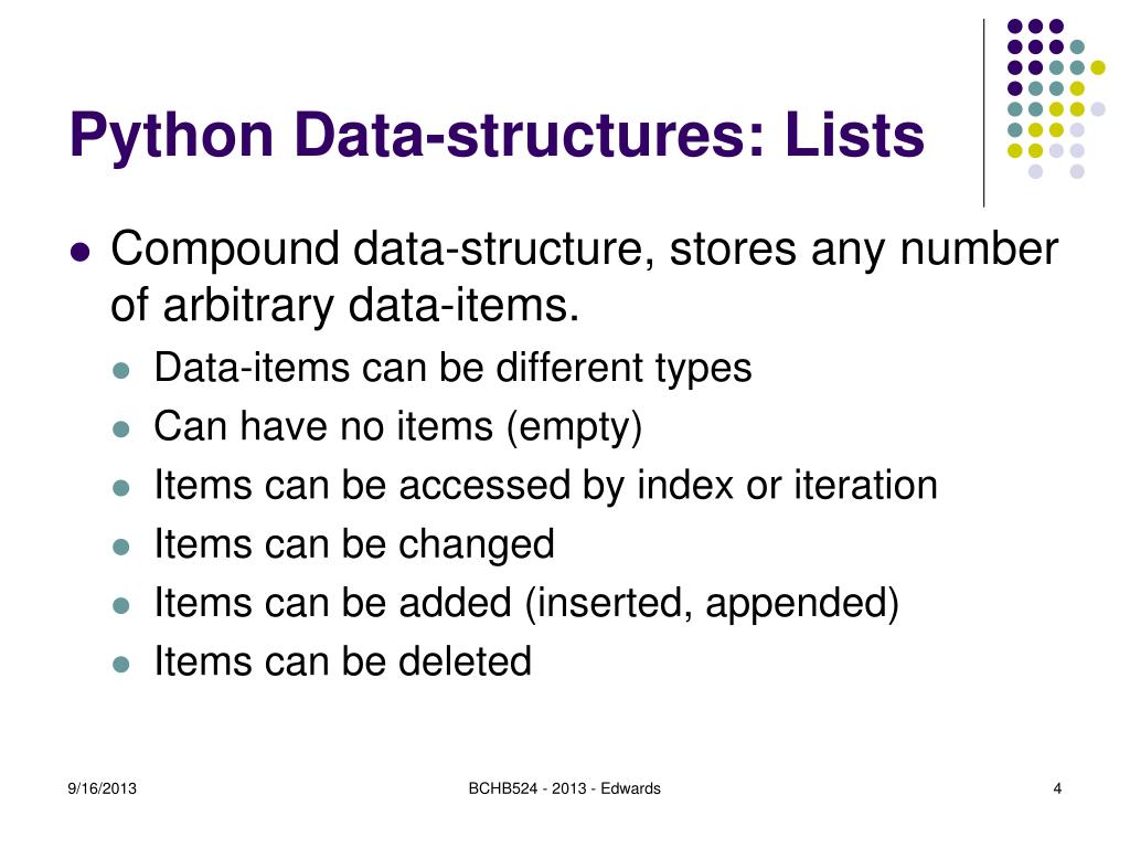 PPT Python Data Structures Lists PowerPoint Presentation Free 