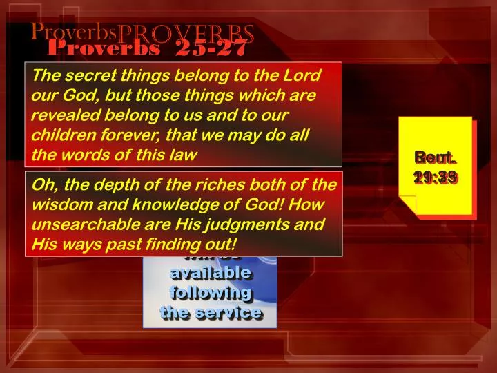 PPT - Proverbs PowerPoint Presentation, free download - ID:3793592