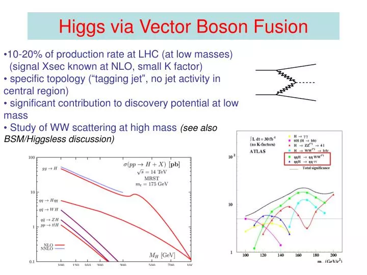 PPT - Higgs via Vector Boson Fusion PowerPoint Presentation, free ...