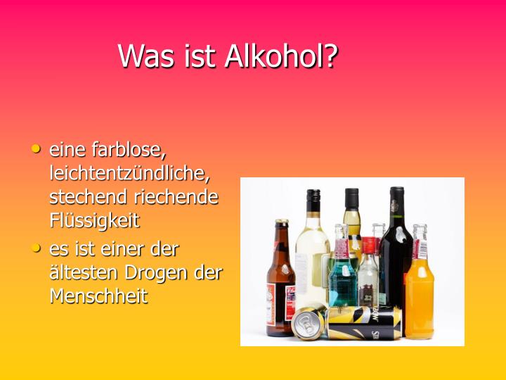 PPT - Alkohol PowerPoint Presentation - ID:3793837