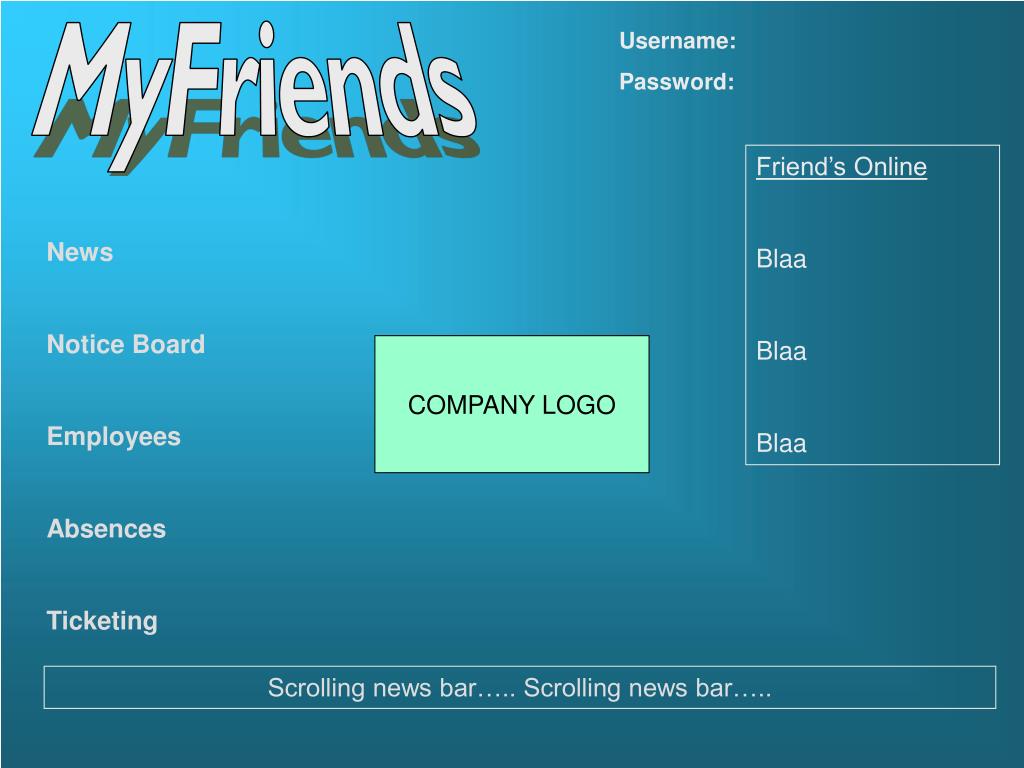 PPT - MyFriends PowerPoint Presentation, free download - ID:3794535