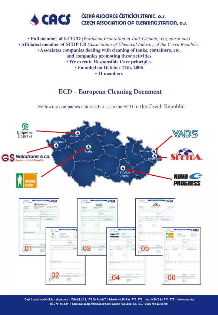 PPT - Full member of EFTCO (European Federation of Tank Cleaning ...