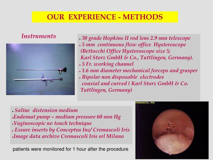 PPT - OUR EXPERIENCE IN OUTPATIENT OPERATIVE HYSTEROSCOPY PowerPoint ...