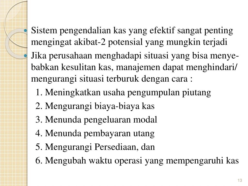PPT - PERENCANAAN & PENGENDALIAN ARUS KAS PowerPoint Presentation - ID ... PPT - PERENCANAAN & PENGENDALIAN ARUS KAS PowerPoint Presentation - ID ...