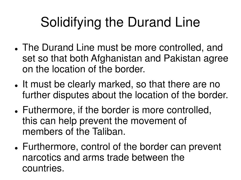 PPT - The situation in Afghanistan and Pakistan PowerPoint Presentation ...