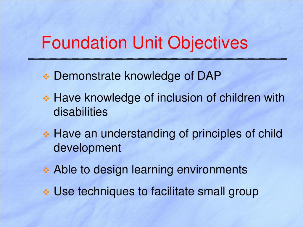 Ppt Foundation Unit Refresher Training Teaching Research Assistance