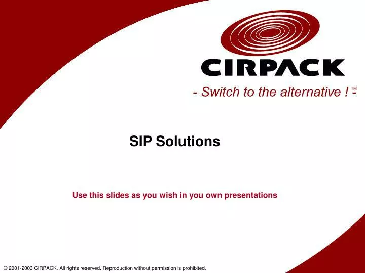 PPT - SIP Solutions PowerPoint Presentation, free download - ID:3803077