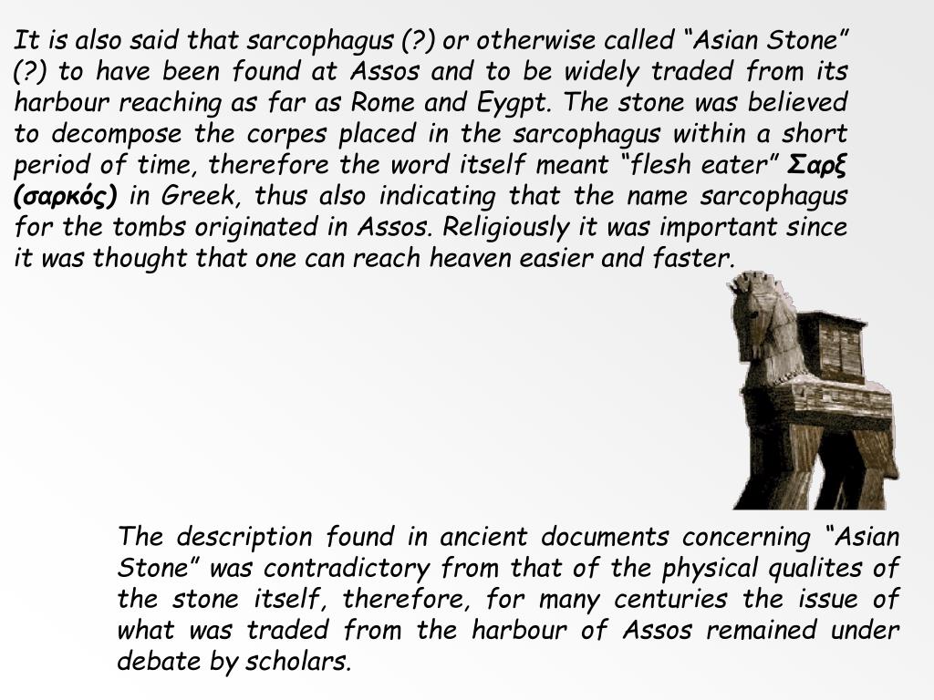 PPT - MYSTERY OF ASIAN STONE and SARCOPHAGUS OF ASSOS PowerPoint ...