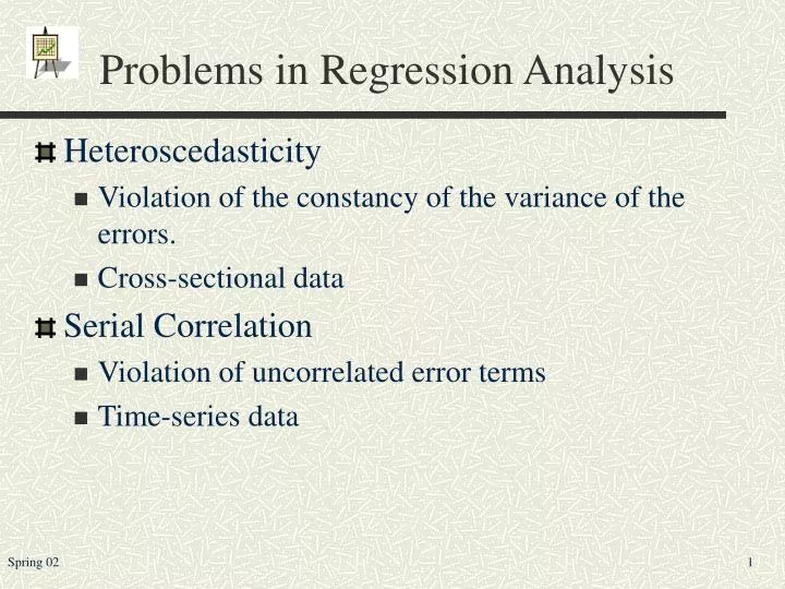 PPT Problems In Regression Analysis PowerPoint Presentation Free 