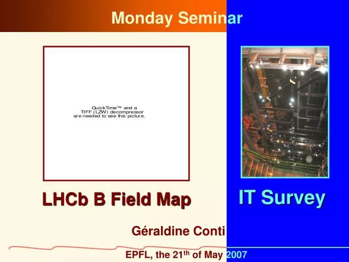 PPT - LHCb B Field Map PowerPoint Presentation, free download - ID:3803503