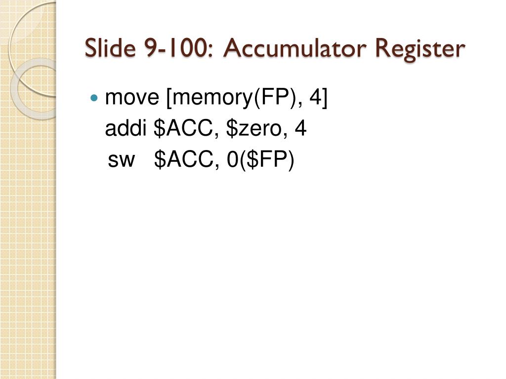 PPT - Assembly Code Generation Techniques: Examples and Instructions ...