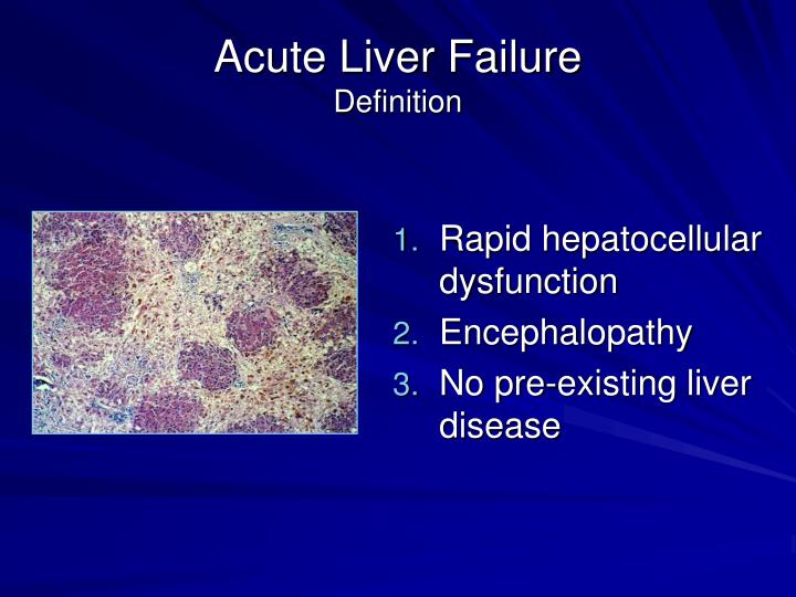 PPT - Acute liver failure Tutorial PowerPoint Presentation - ID:3804409